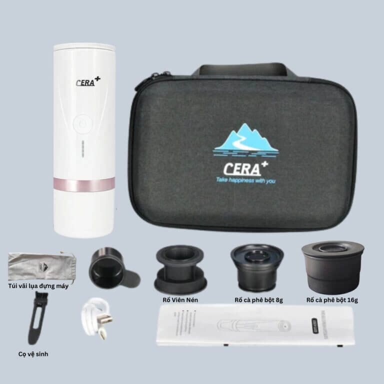 Máy pha cafe tự động Mini Cera PCM03 - THIẾT BỊ GIA PHÚC